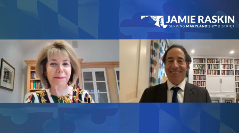 Rep. Jamie Raskin Celebrates SAFE Center’s Susan Esserman - MPower Maryland